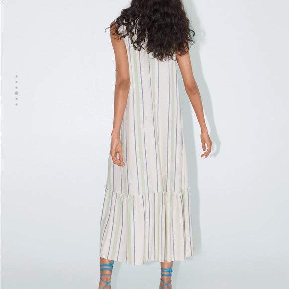 Zara | Dresses | Zara Rustic Ruffles Dress | Poshmark